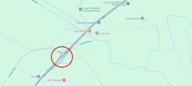 A90 lane closures and 30mph limit between Dundee and Perth