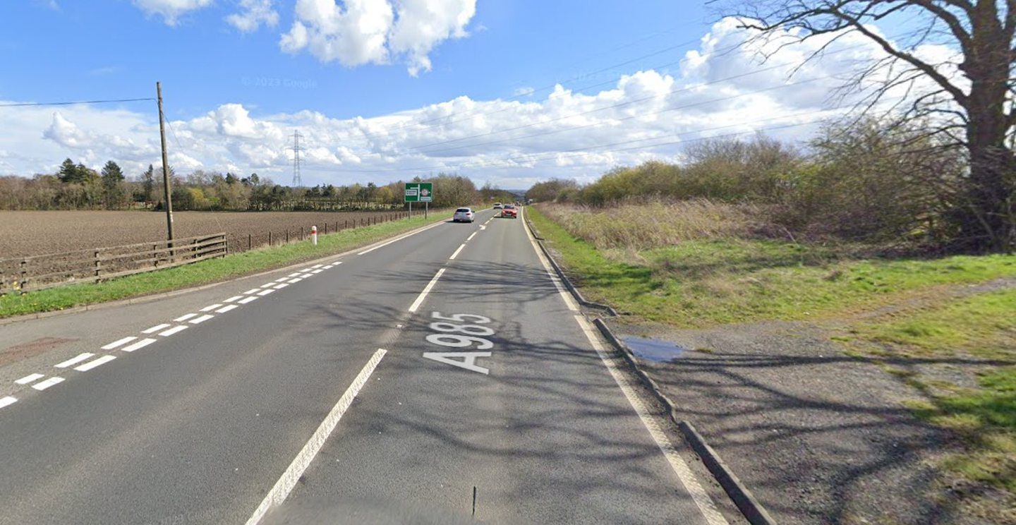 Casualty taken to hospital after crash in Fife