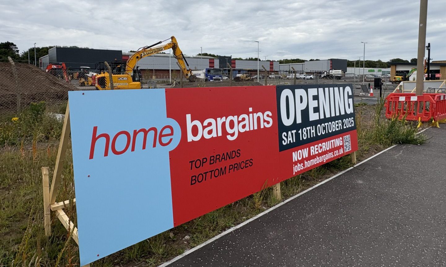 Home Bargains reveal £16m Arbroath retail park opening date