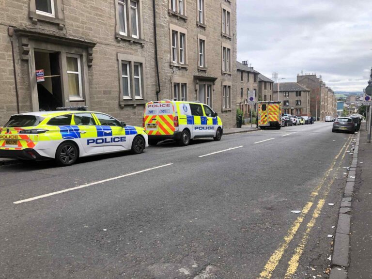 Police probe 'unexplained' death of man, 41, at Dundee block
