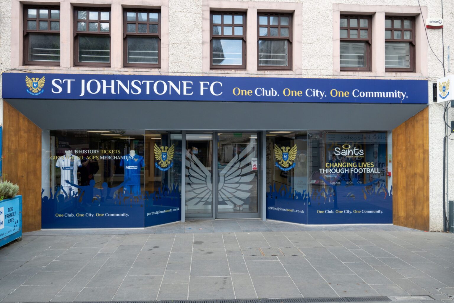 First look at St Johnstone shop and visitor centre in Perth