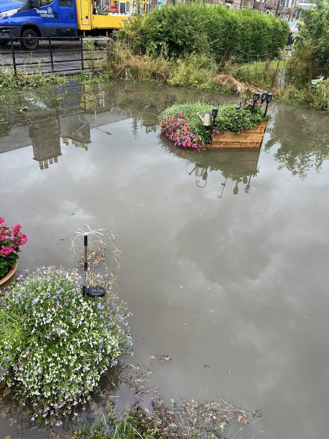 Videos show flash flooding after heavy rainfall in Perth