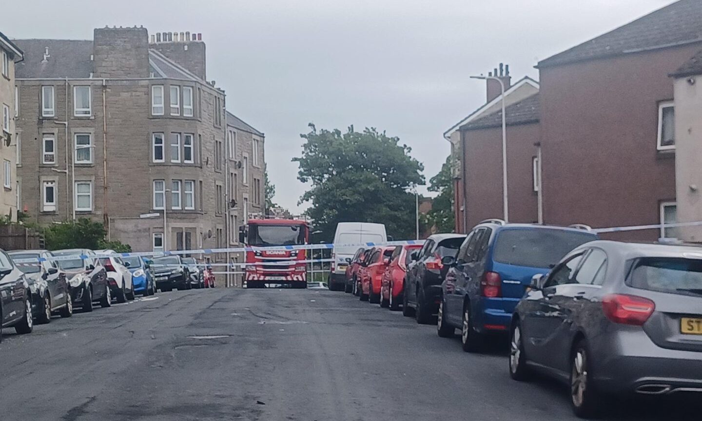 Residents evacuated in Dundee flats fire