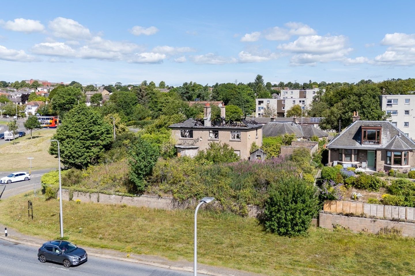 Site of Dundee home destroyed by fire put up for sale