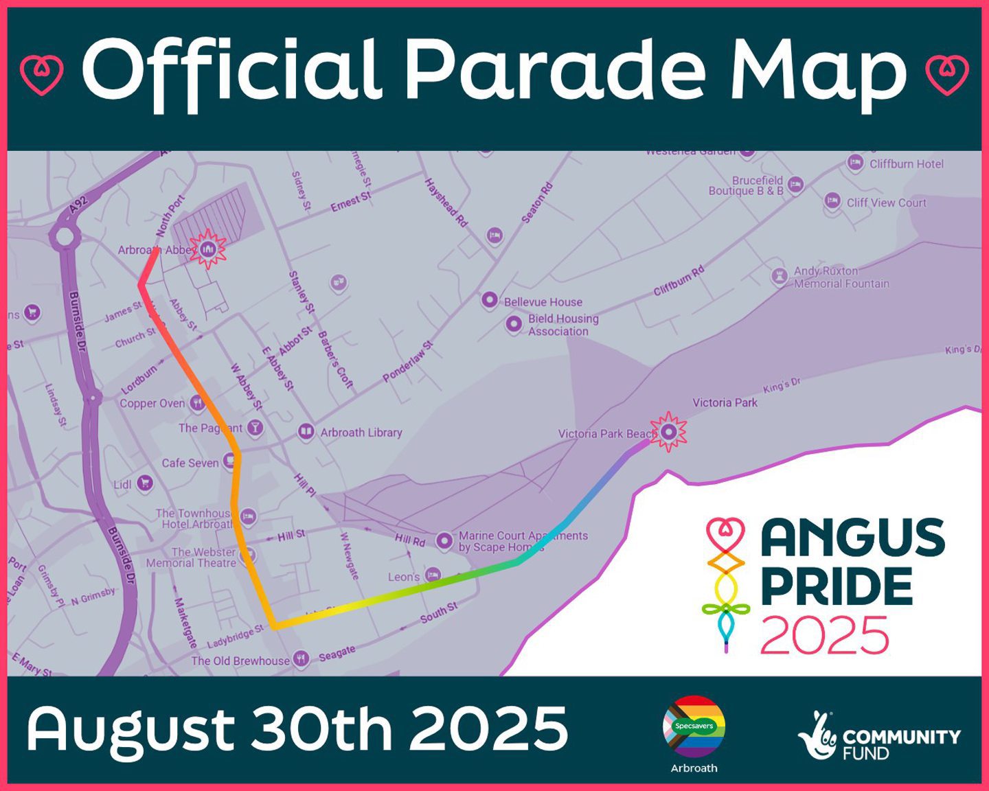 Angus Pride 2025: Ticket details, parade route and line-up