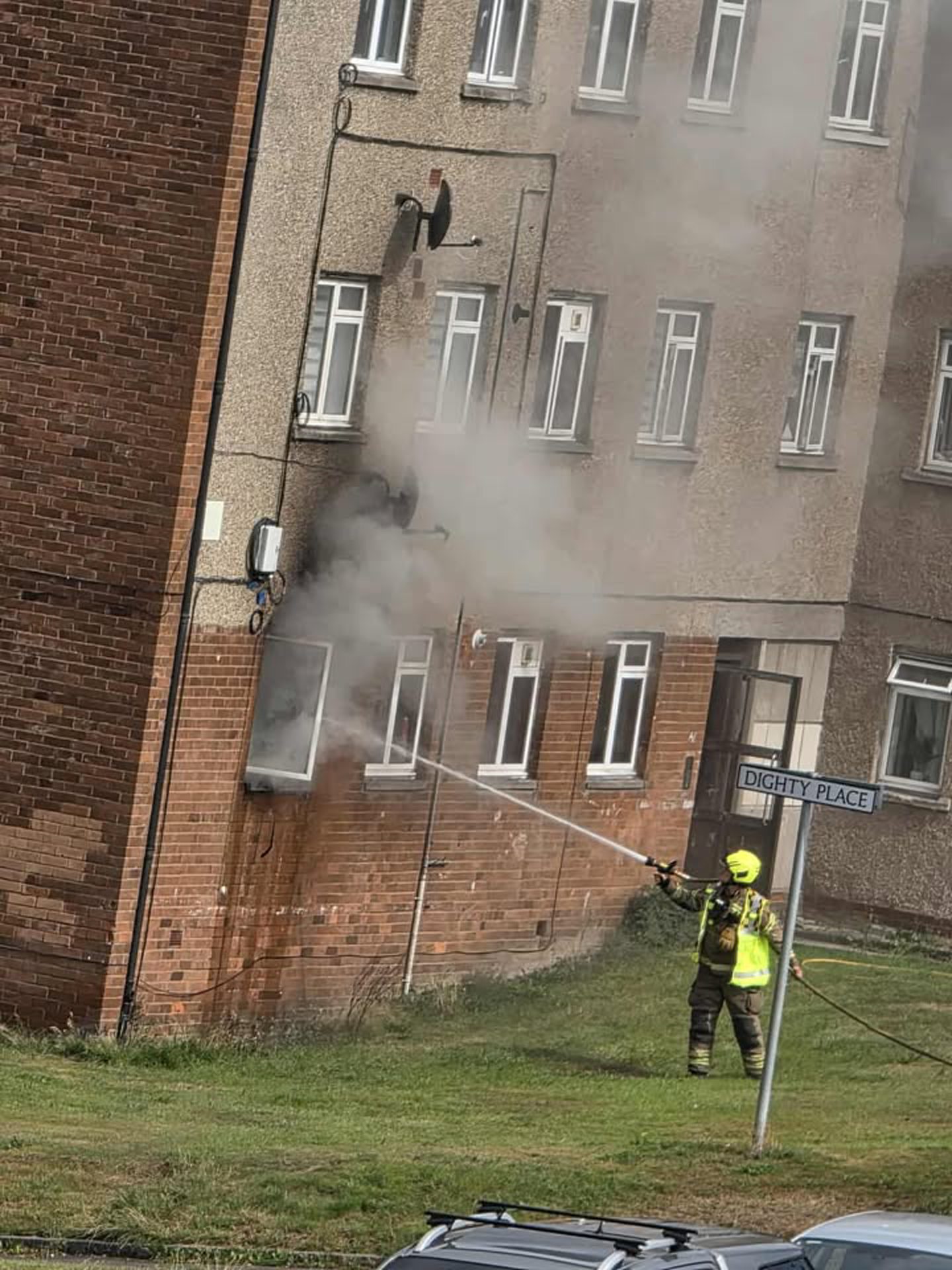 Emergency services called to fire in three-storey Dundee building