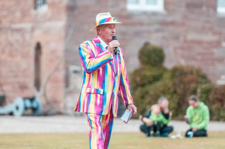 Pictures of open-air Glamis Proms at historic Angus castle