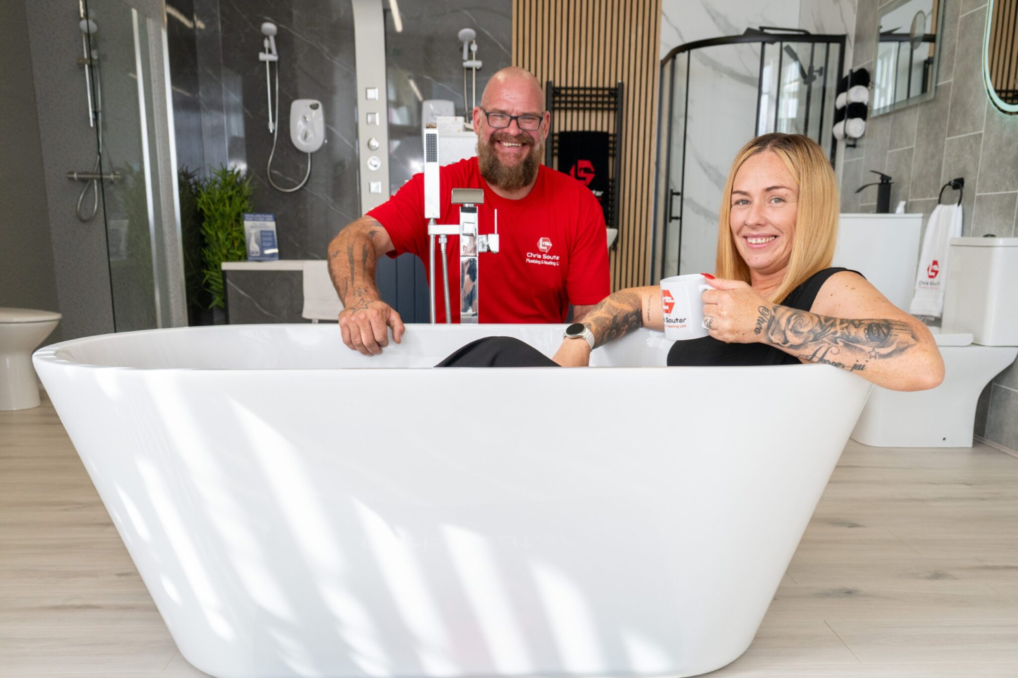 Chris Soutar opens new Dundee bathroom showroom