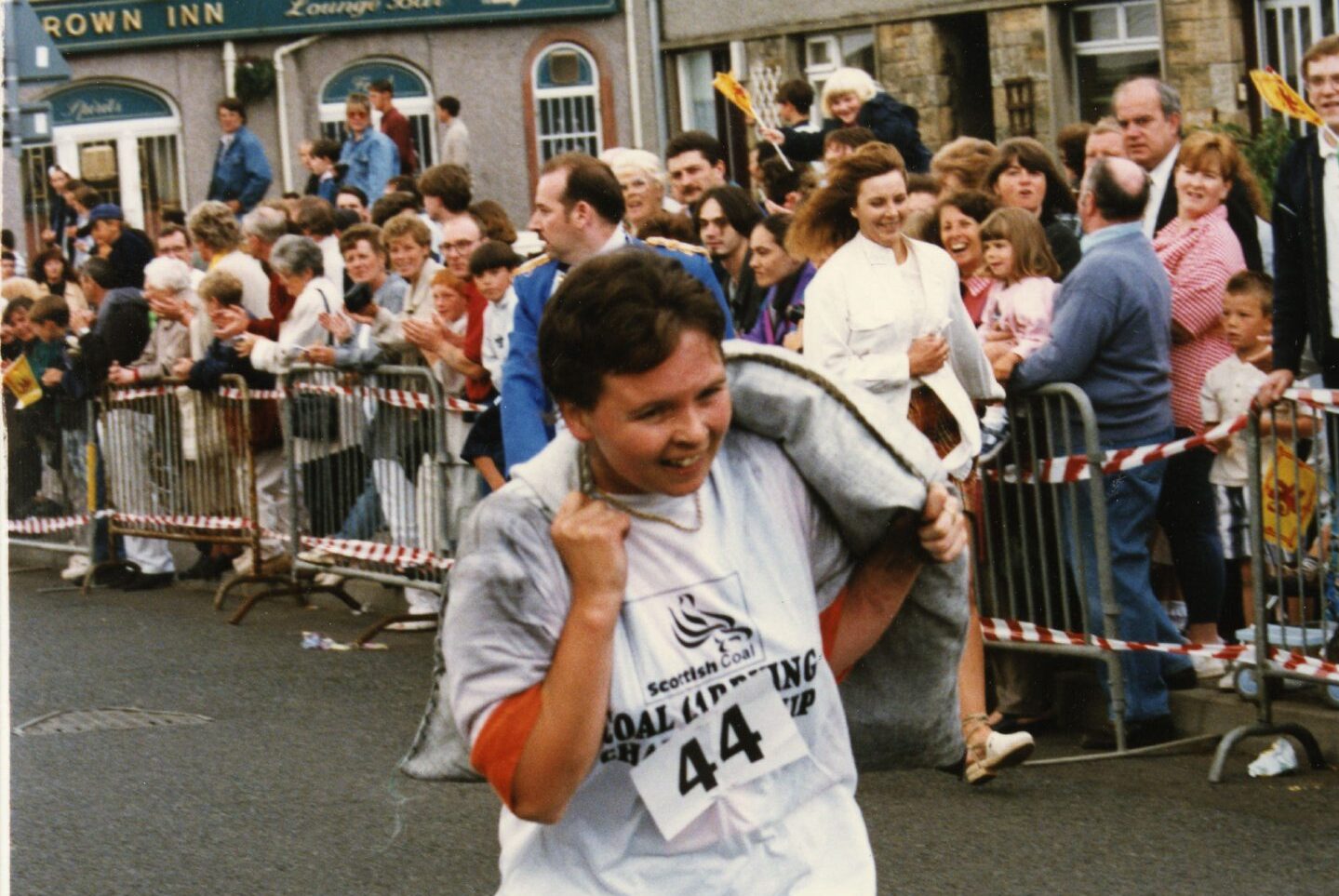 Nostalgic images of Kelty's Scottish Coal Carrying Championships