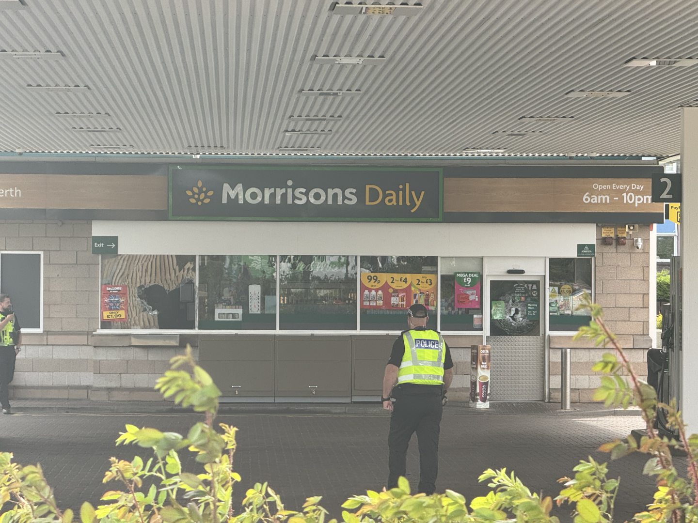 Man, 39, arrested over break-in at Perth Morrisons petrol station