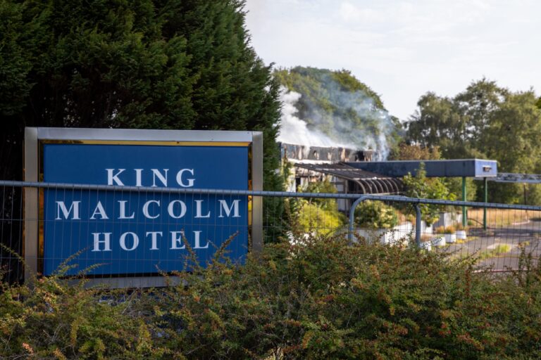 Fire-hit King Malcolm Hotel in Dunfermline plagued by vandals