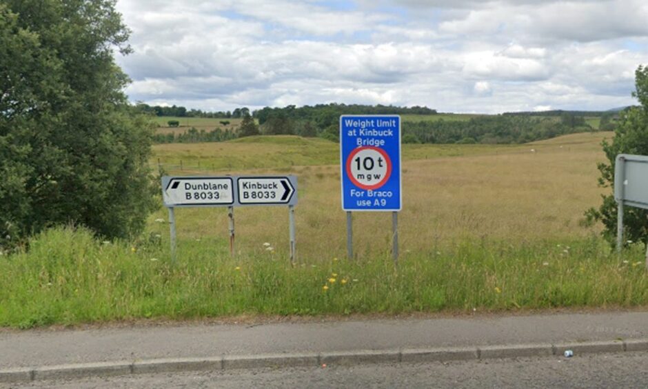 Kinbuck Bridge: Repair planned after damage during A9 diversion