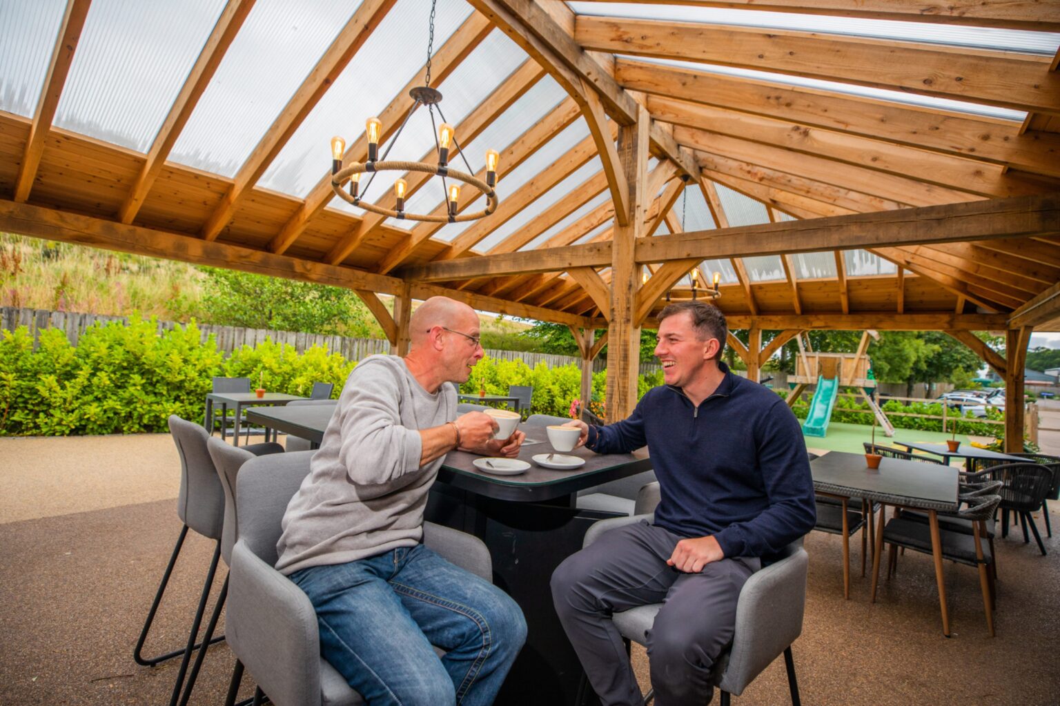 Oak canopy transforms Taste Perthshire with new outdoor space