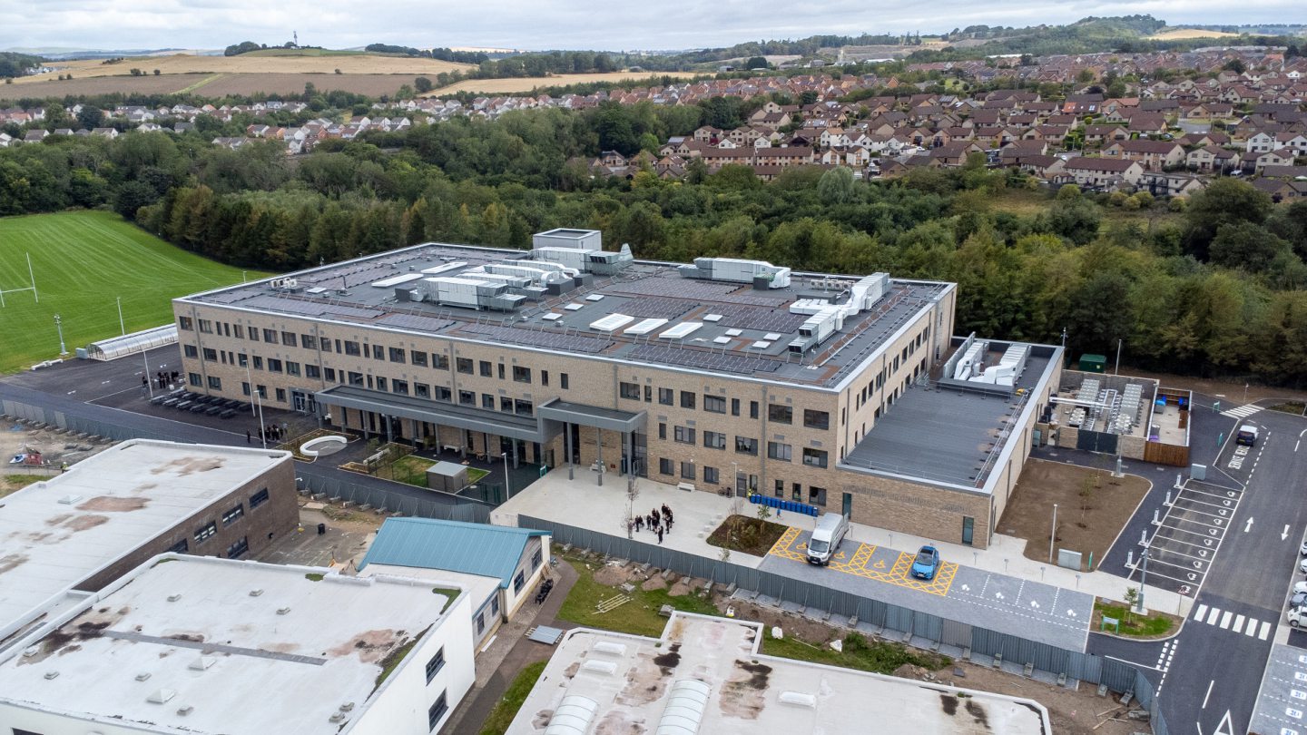 New £66.5m Monifieth High School welcomes first pupils