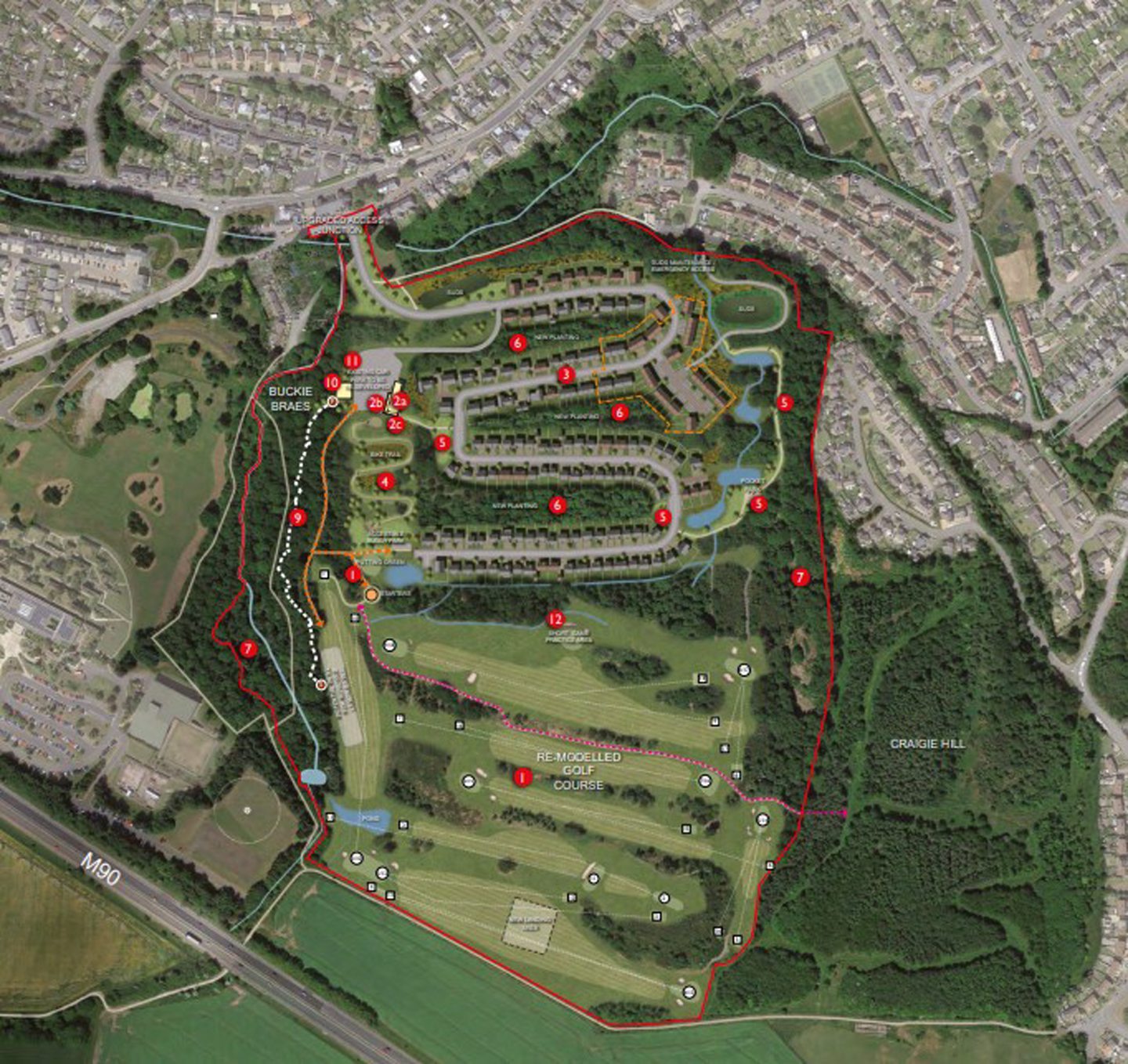 Craigie Hill Golf Club may 'cease to operate' as 175 houses refused