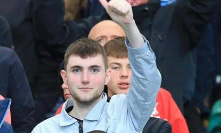 Dundee fans clap for Sam Watt, 21, who had a 'huge caring heart'