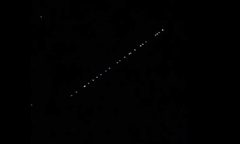VIDEO: Starlink satellites spotted over Tayside and Fife