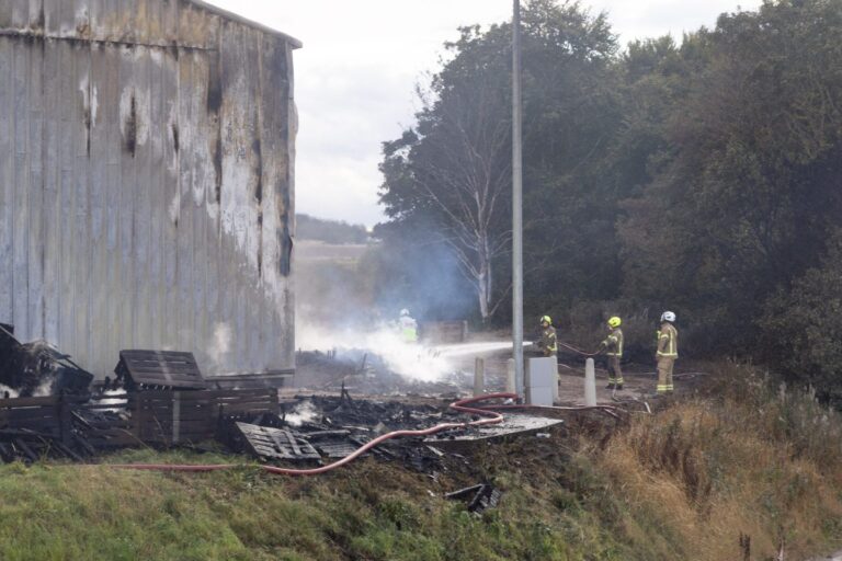 Six fire engines called to blaze at farm near Tannadice in Angus