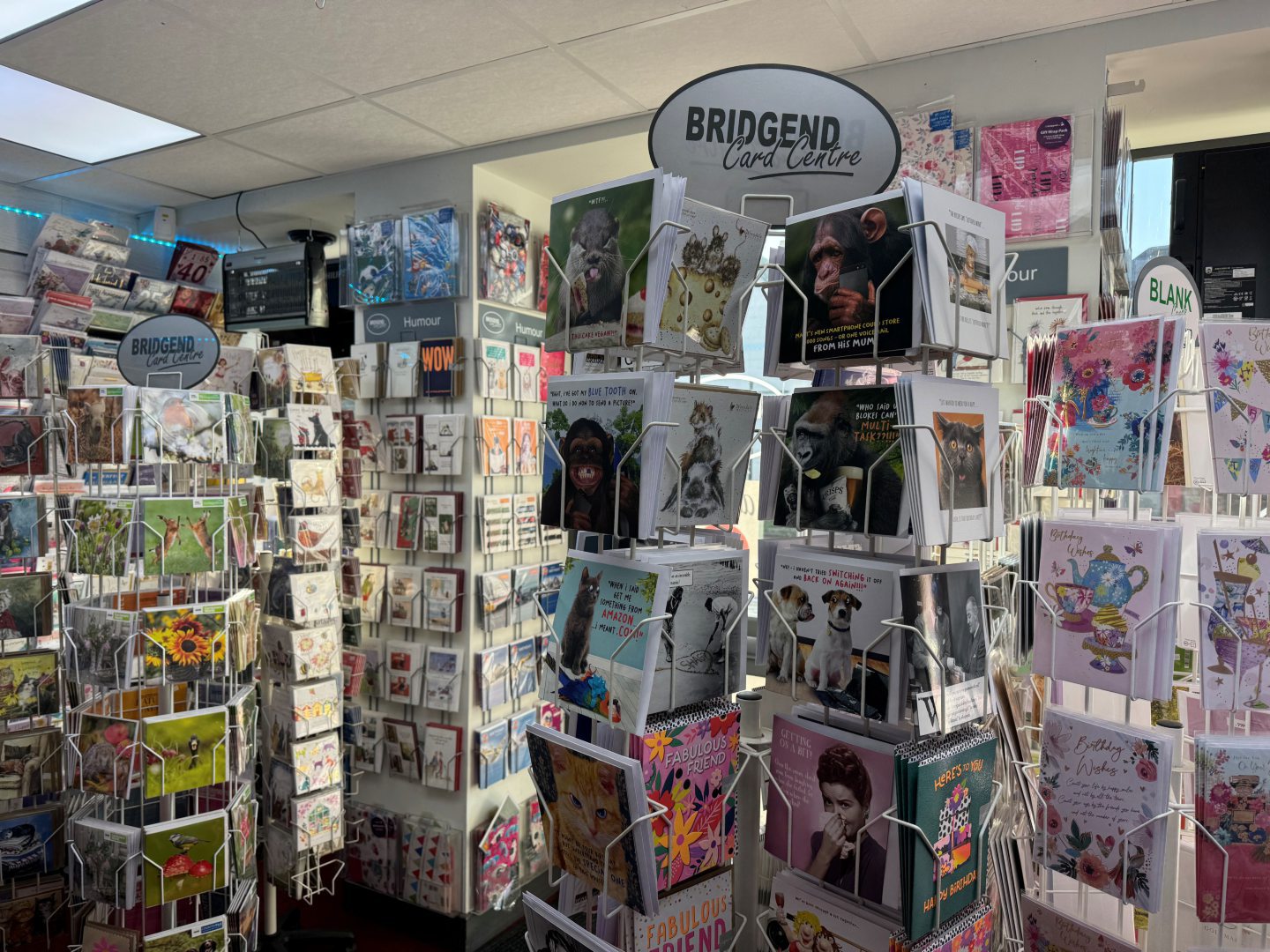 Bridgend card shop to close due to lack of footfall in Perth