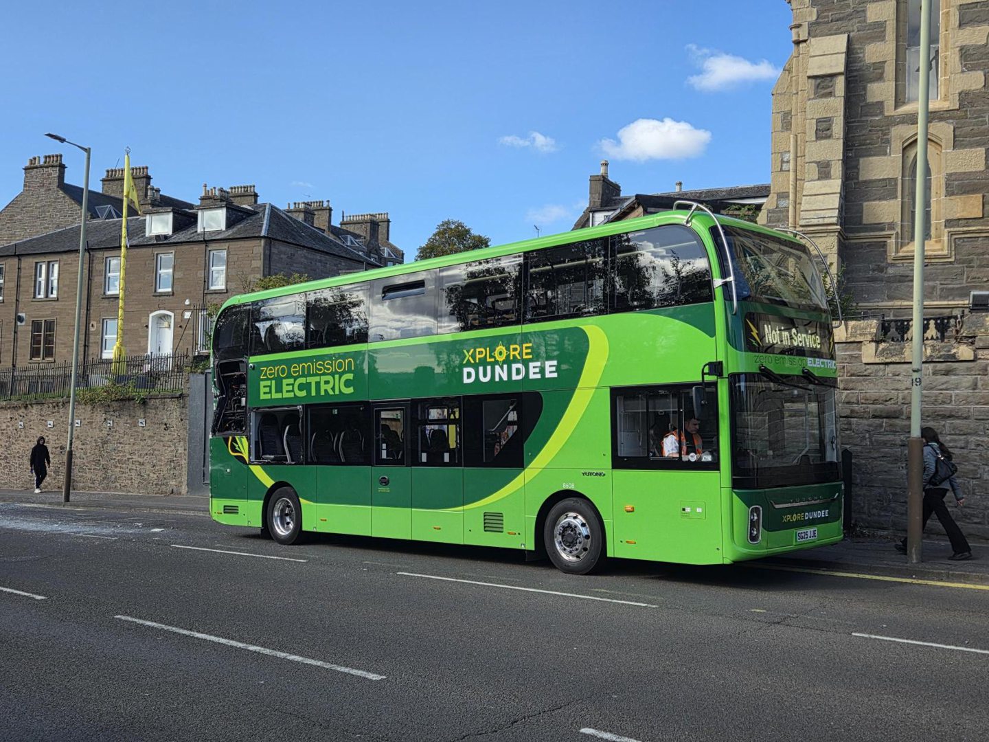 Two Xplore Dundee buses left smashed up after crash