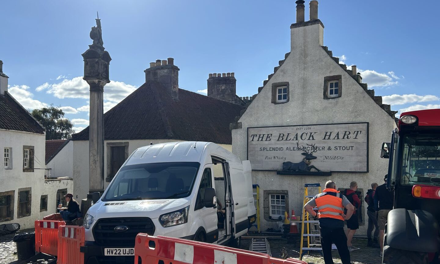 Jack of Spades: Filming in Culross for Joel Coen's new movie