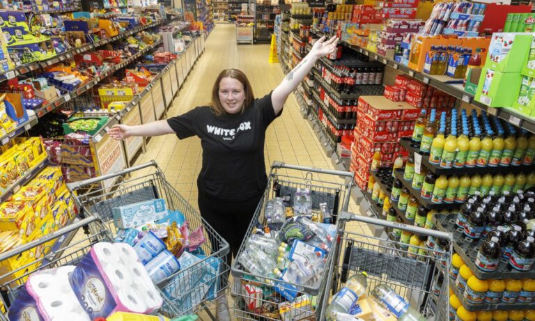 Perth woman bags £451 in Aldi supermarket sweep