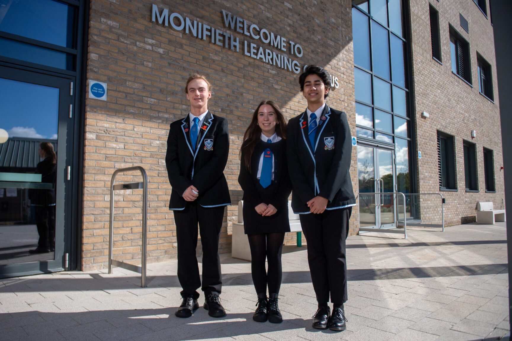 School captains' 5 favourite parts of new Monifieth High School