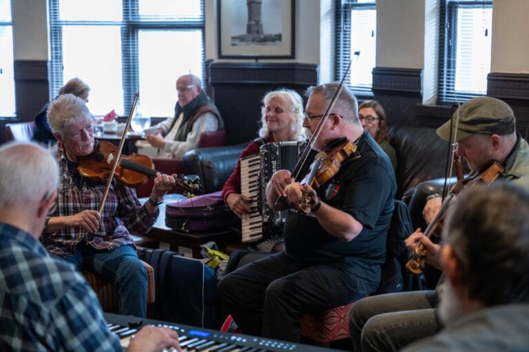 Pictures as Kirrie Festival brings music and song to wee red town