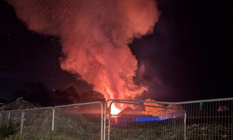 Newbuild Dundee houses destroyed in major building site fire