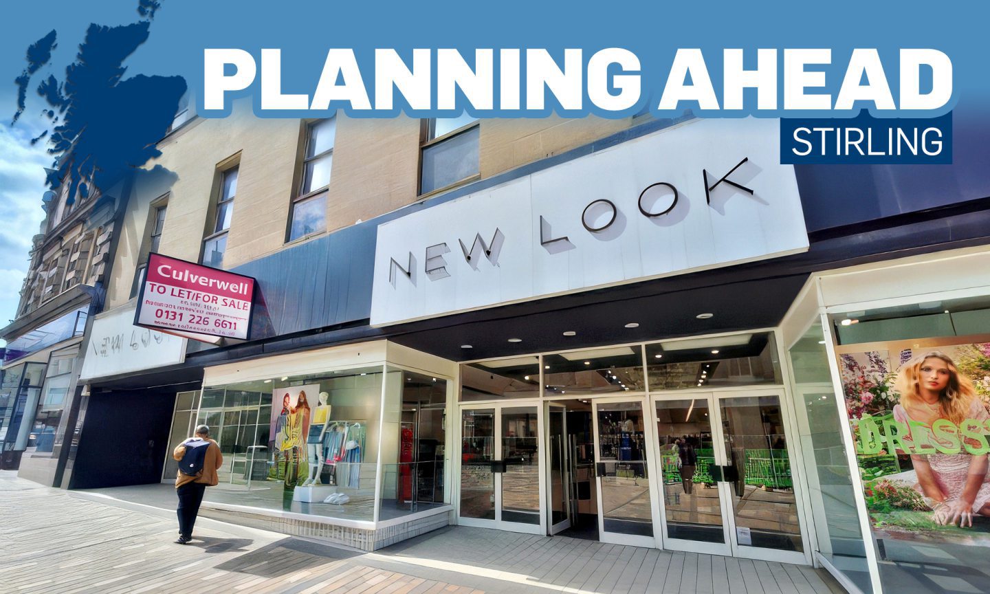 Stirling Planning Ahead: New Look & Menkind shop bids