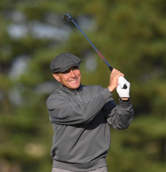 Gallery of Dunhill Links celebrities over the years stars Hugh Grant