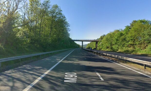 Drivers face weeks of roadworks on M90 near Bridge of Earn