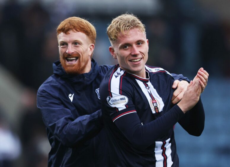 Simon Murray buzzing for Steven Pressley after Dundee beat Celtic