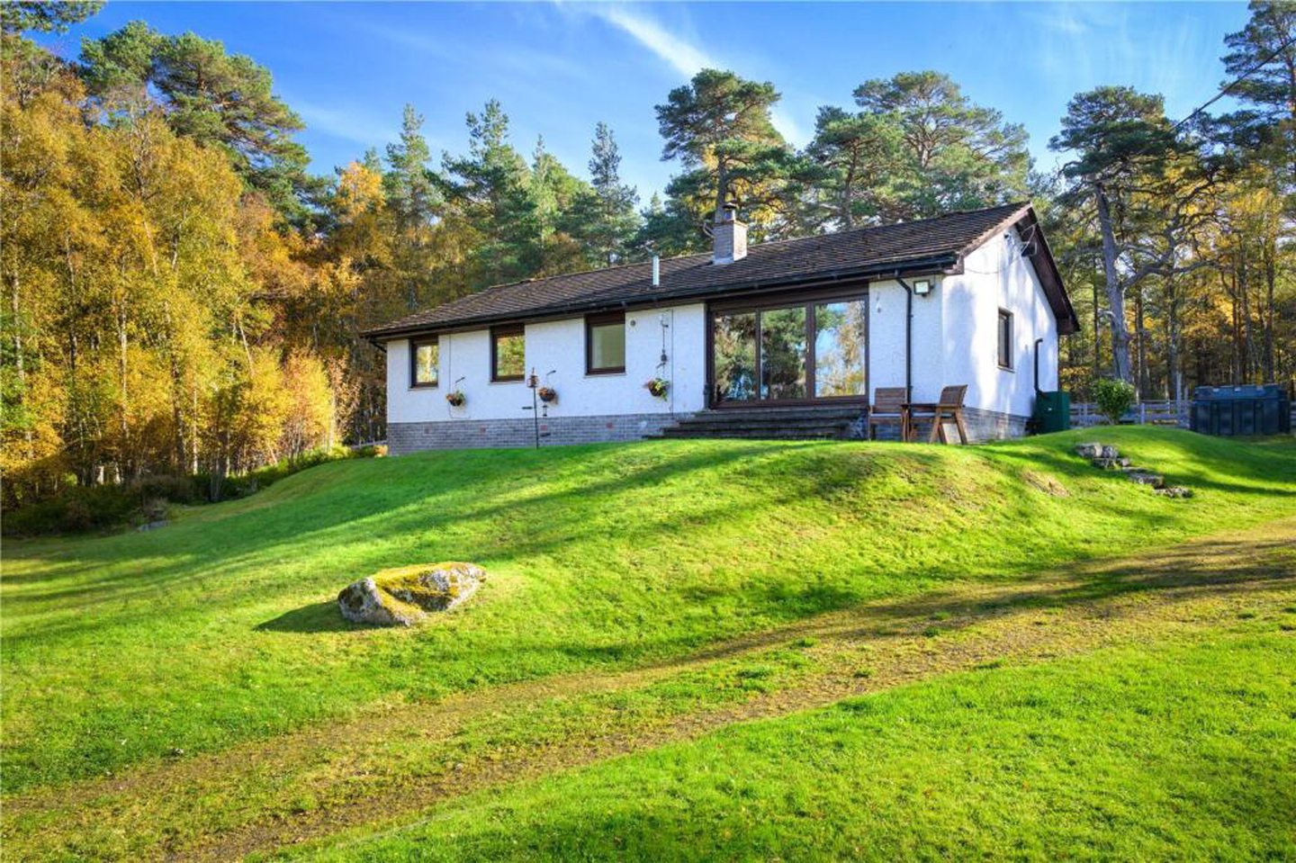 Perthshire home with beach overlooking Loch Rannoch for sale