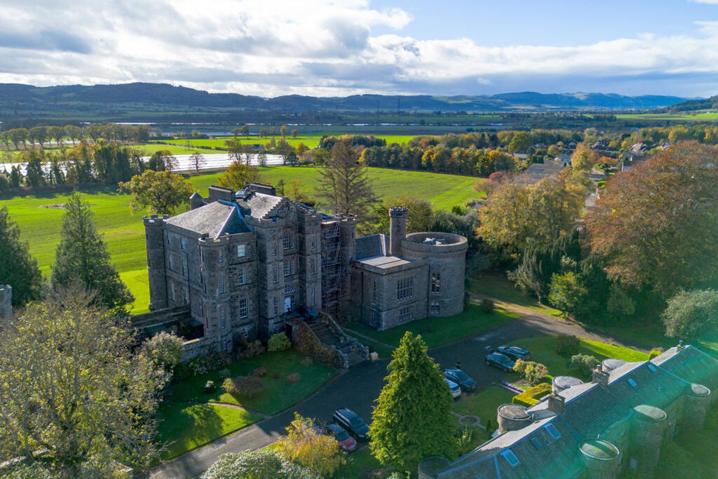 Flat for sale inside A-listed Pitfour Castle in Carse of Gowrie