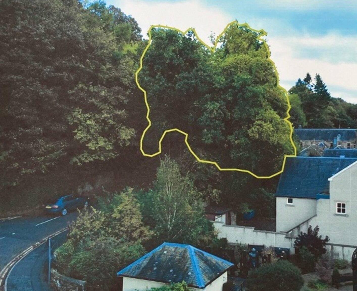 Bridge of Allan man's car trapped under fallen tree for a week