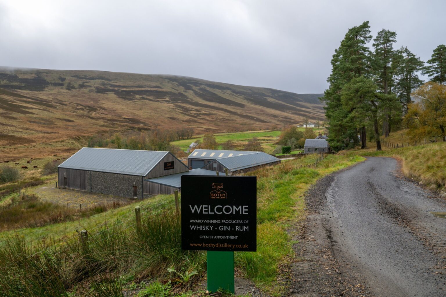 Inside new Bothy Distillery in Glen Prosen