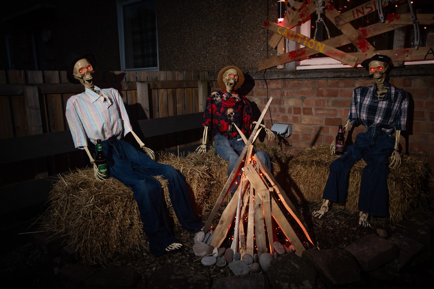 First look at Brechin family's spectacular Halloween house