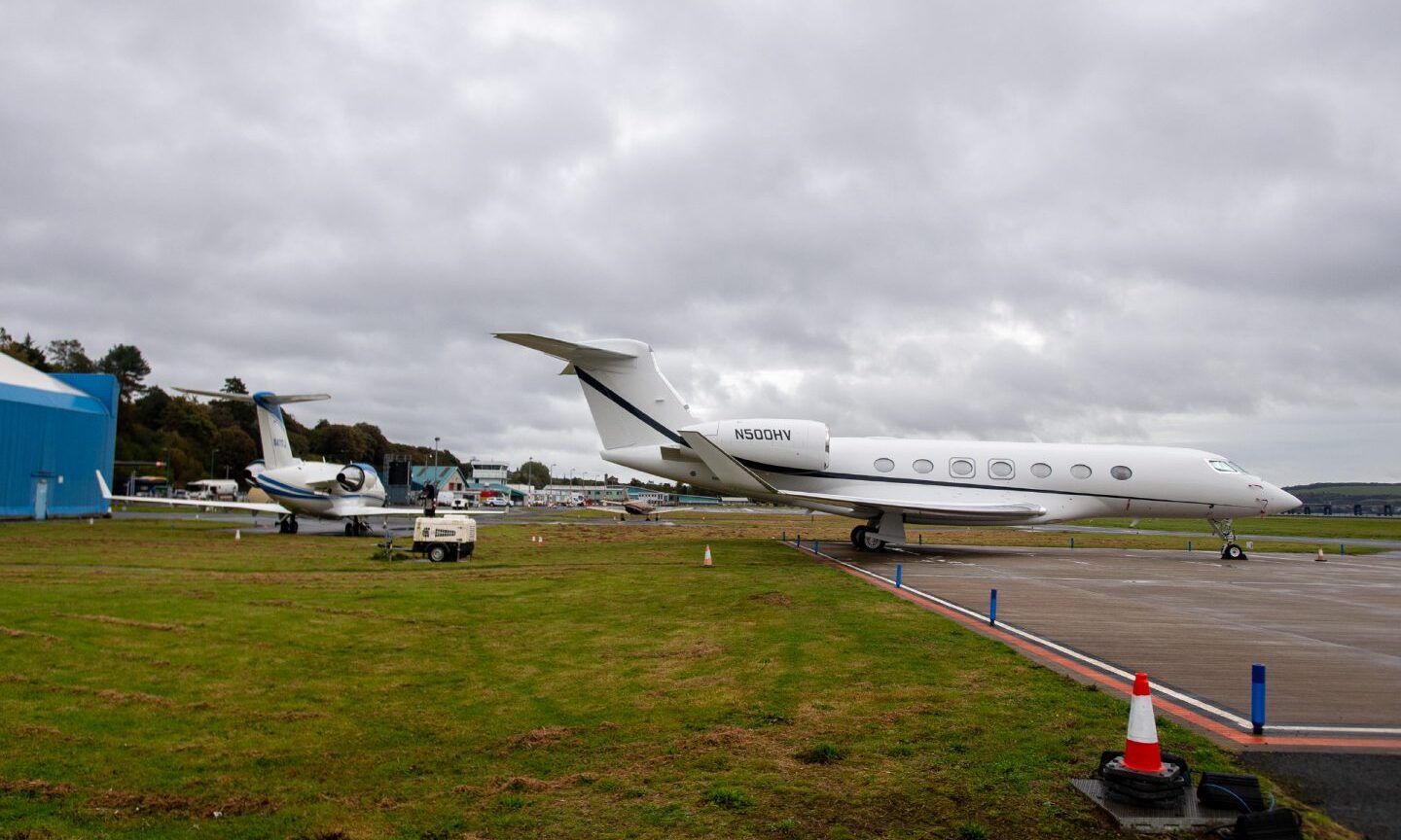 Private jets arrive at Dundee and Leuchars ahead of Dunhill Links