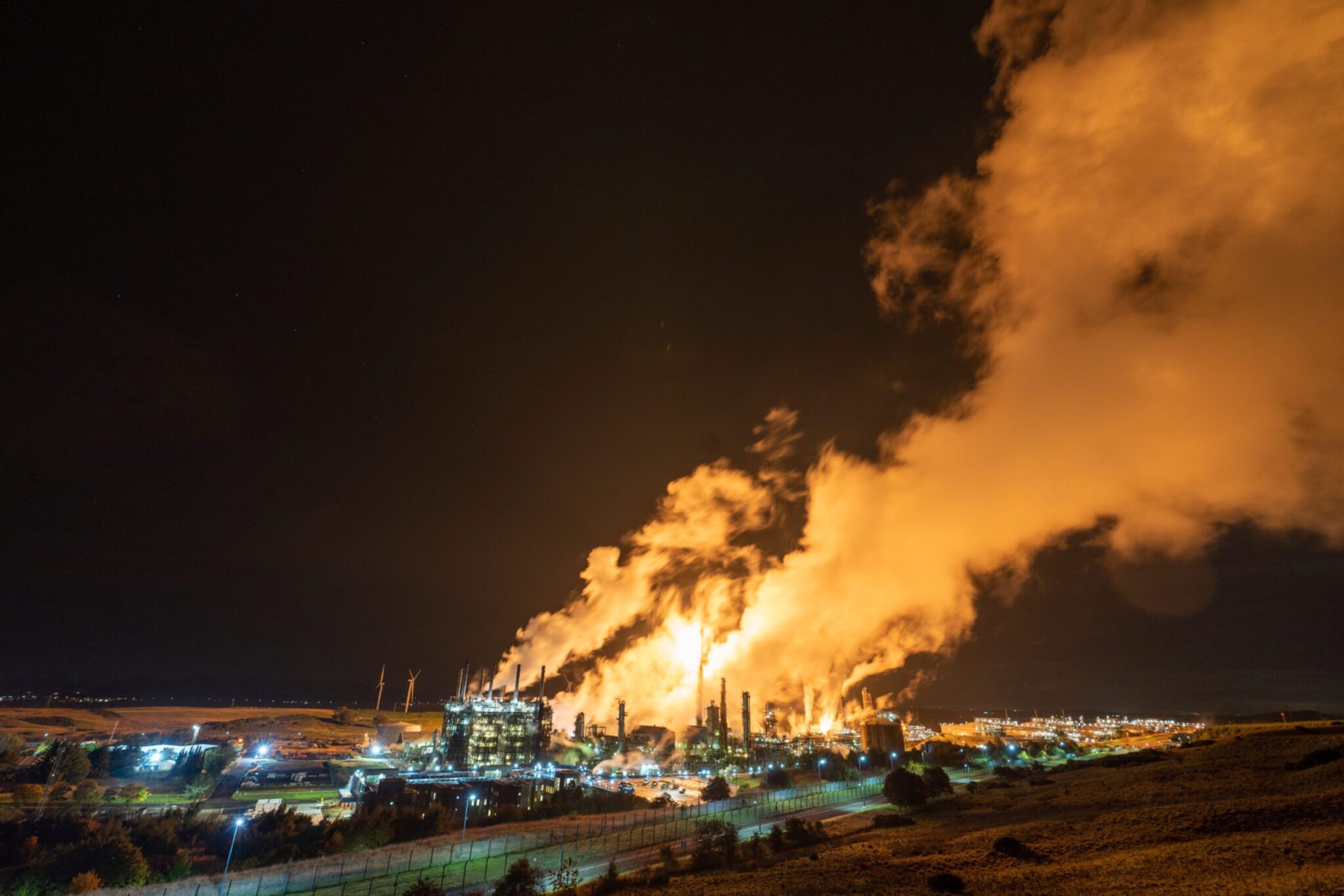 ExxonMobil fined £176k for excess flaring at Mossmorran