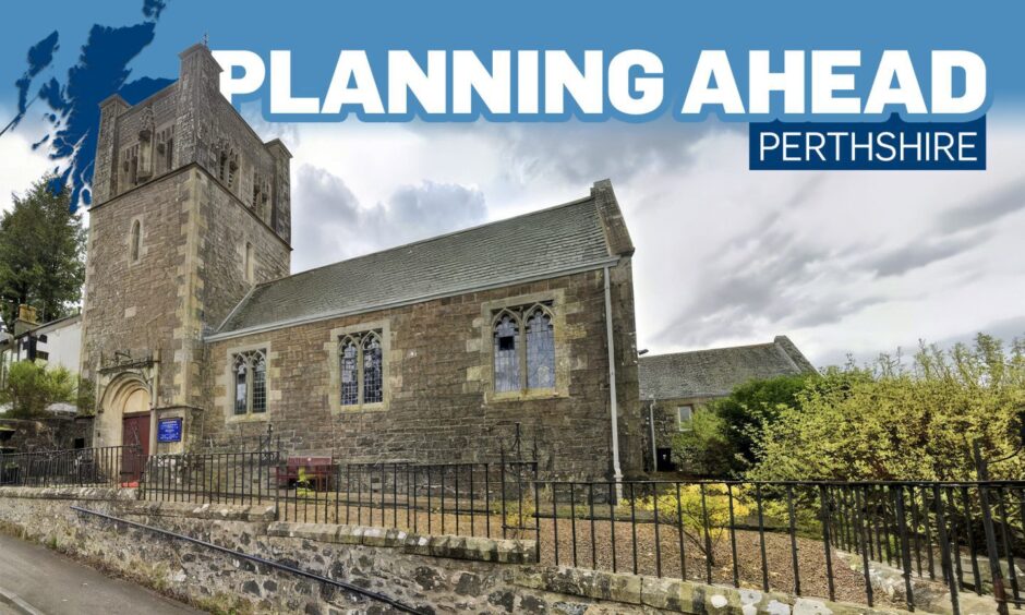 Perthshire planning: 19th-century church to home & windows snub