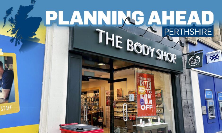 Perthshire planning: Body Shop to restaurant and city path closure