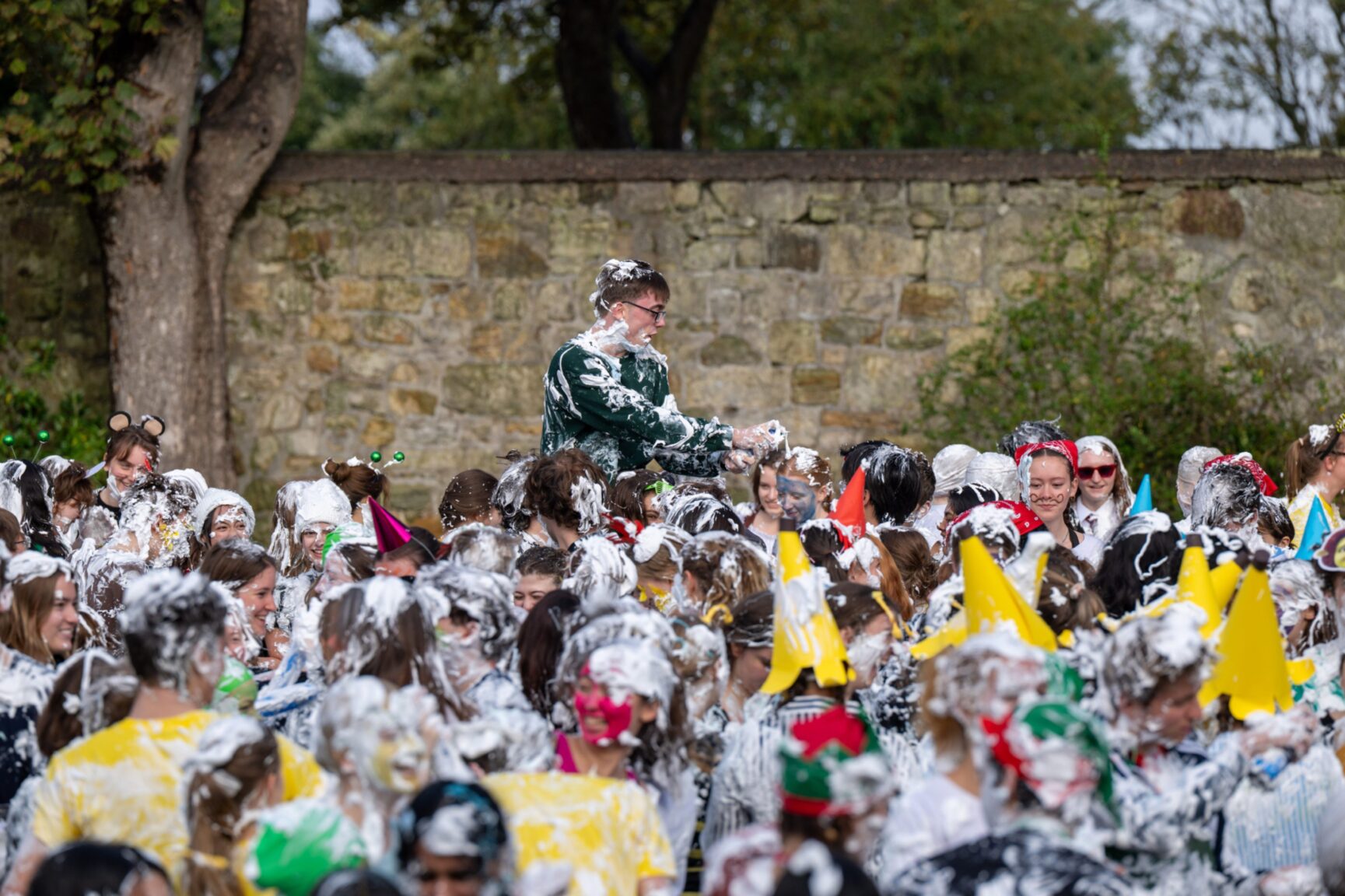 Raisin Monday foam fight delights students at St Andrews - The Courier