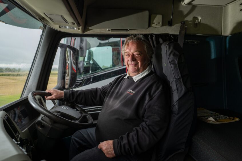 Perthshire haulage boss Sandy Morton has no plans to retire at 81