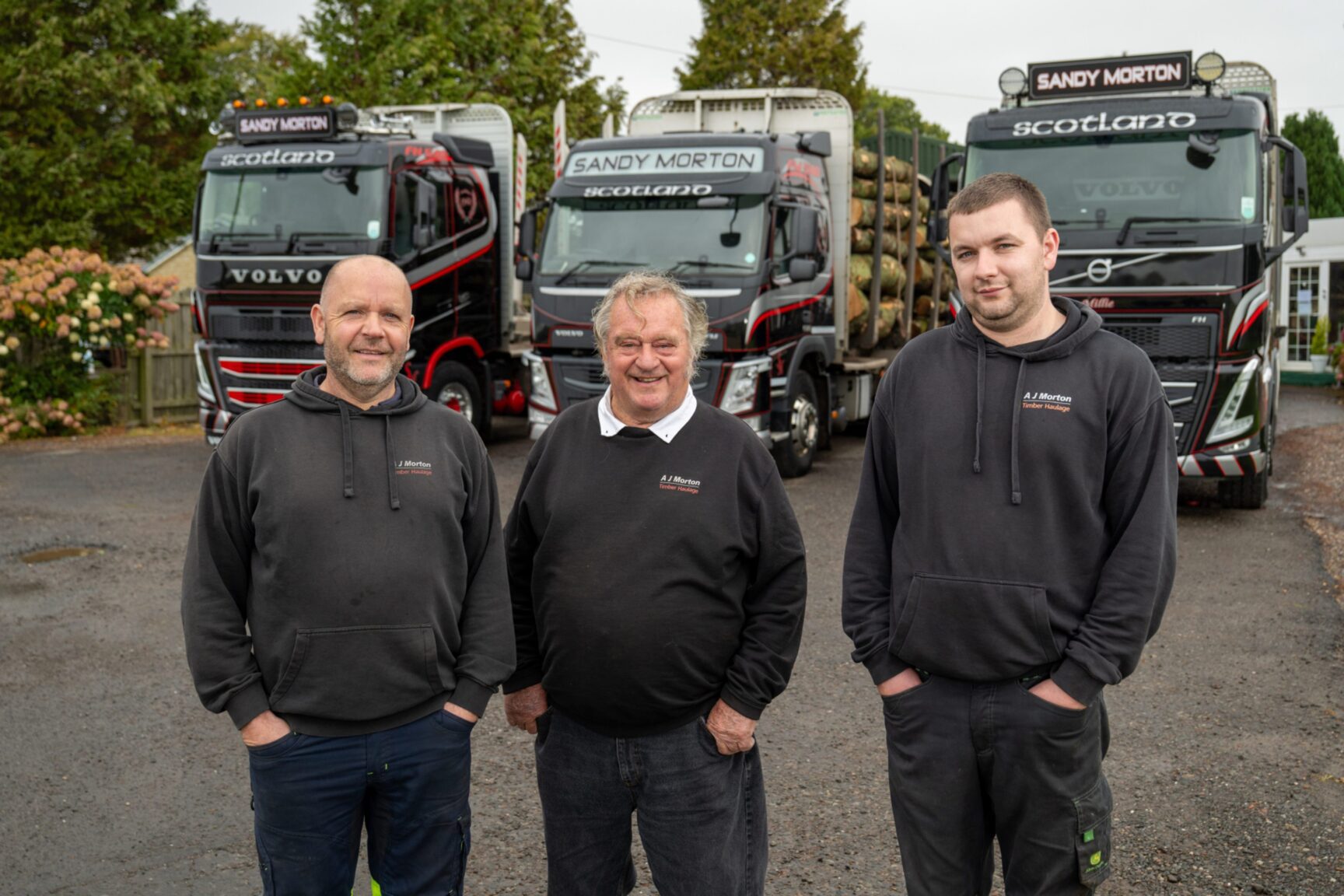 Perthshire haulage boss Sandy Morton has no plans to retire at 81