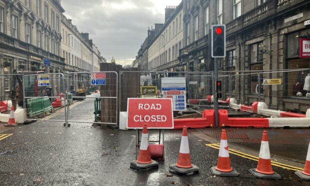 No end in sight for Dundee city centre street closure