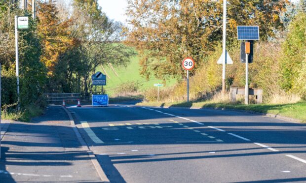 A94 in Perthshire closed for five hours after two-vehicle crash