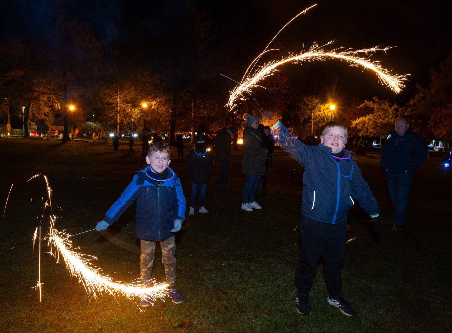 IN PICTURES: Edzell bonfire and fireworks fun