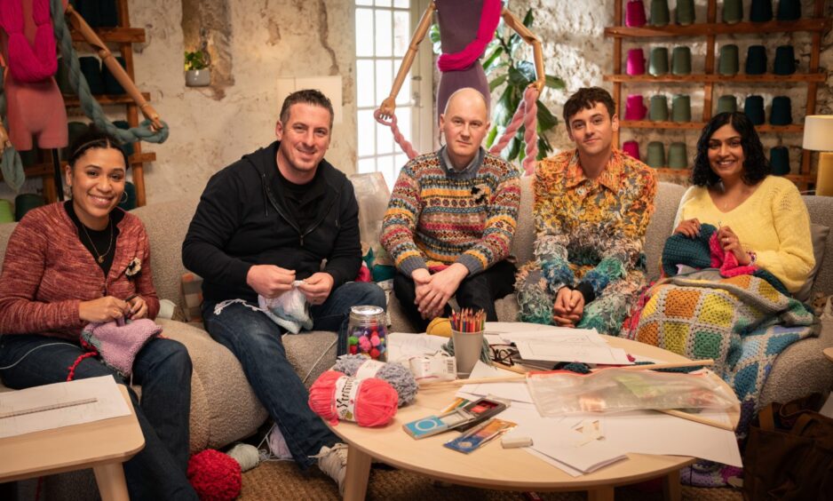 Game of Wool brings knitting fame Di Gilpin and Sheila Greenwell