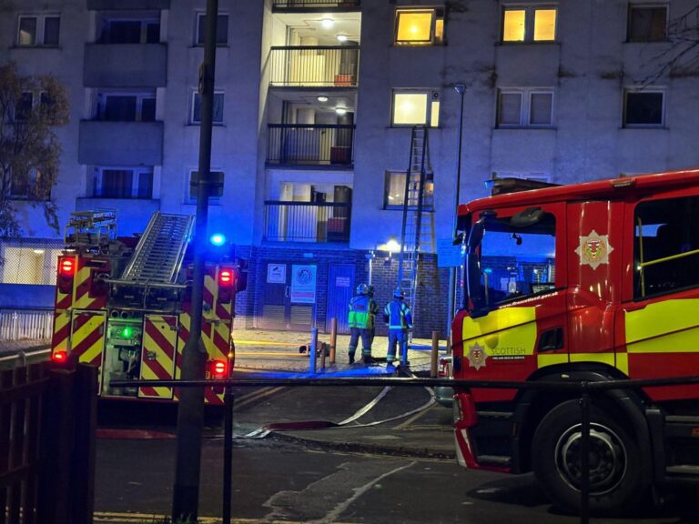 Fire crews called to Hilltown Terrace in Dundee